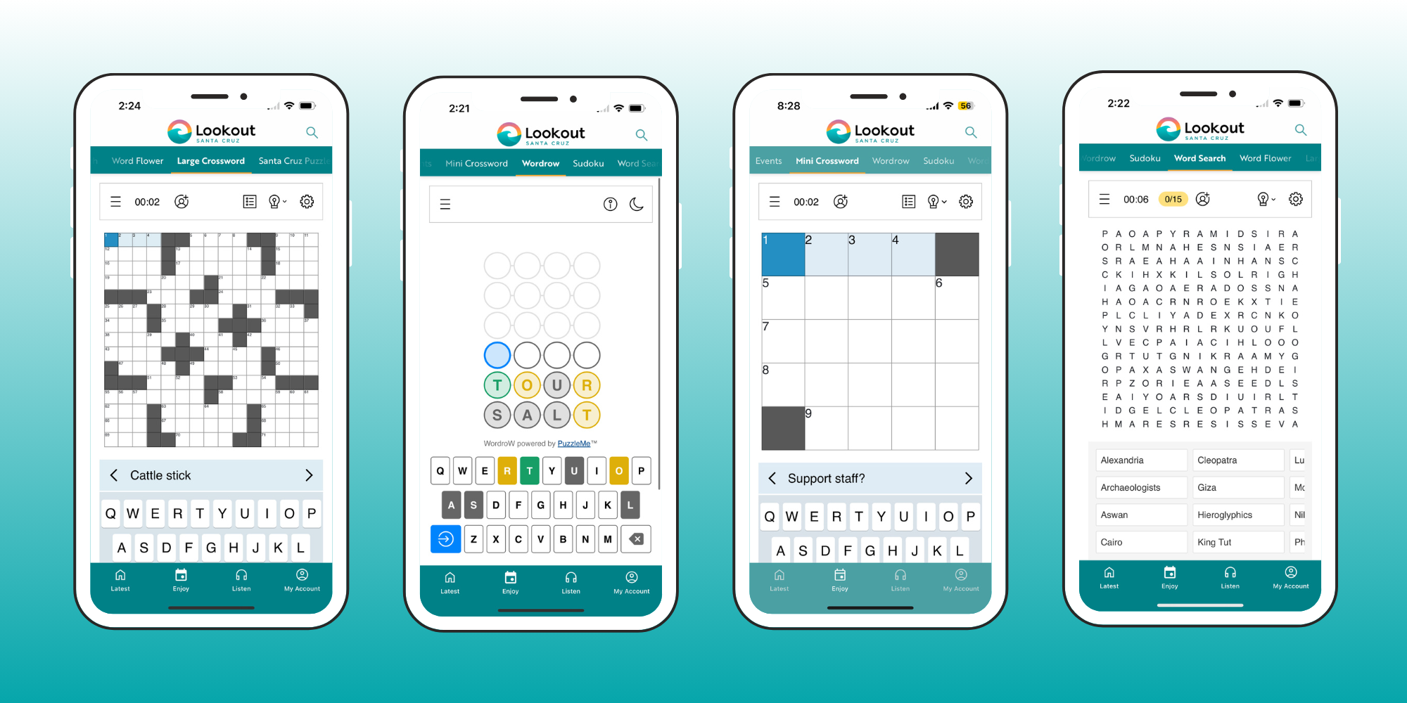 Play daily puzzles in our newly updated Puzzle Center