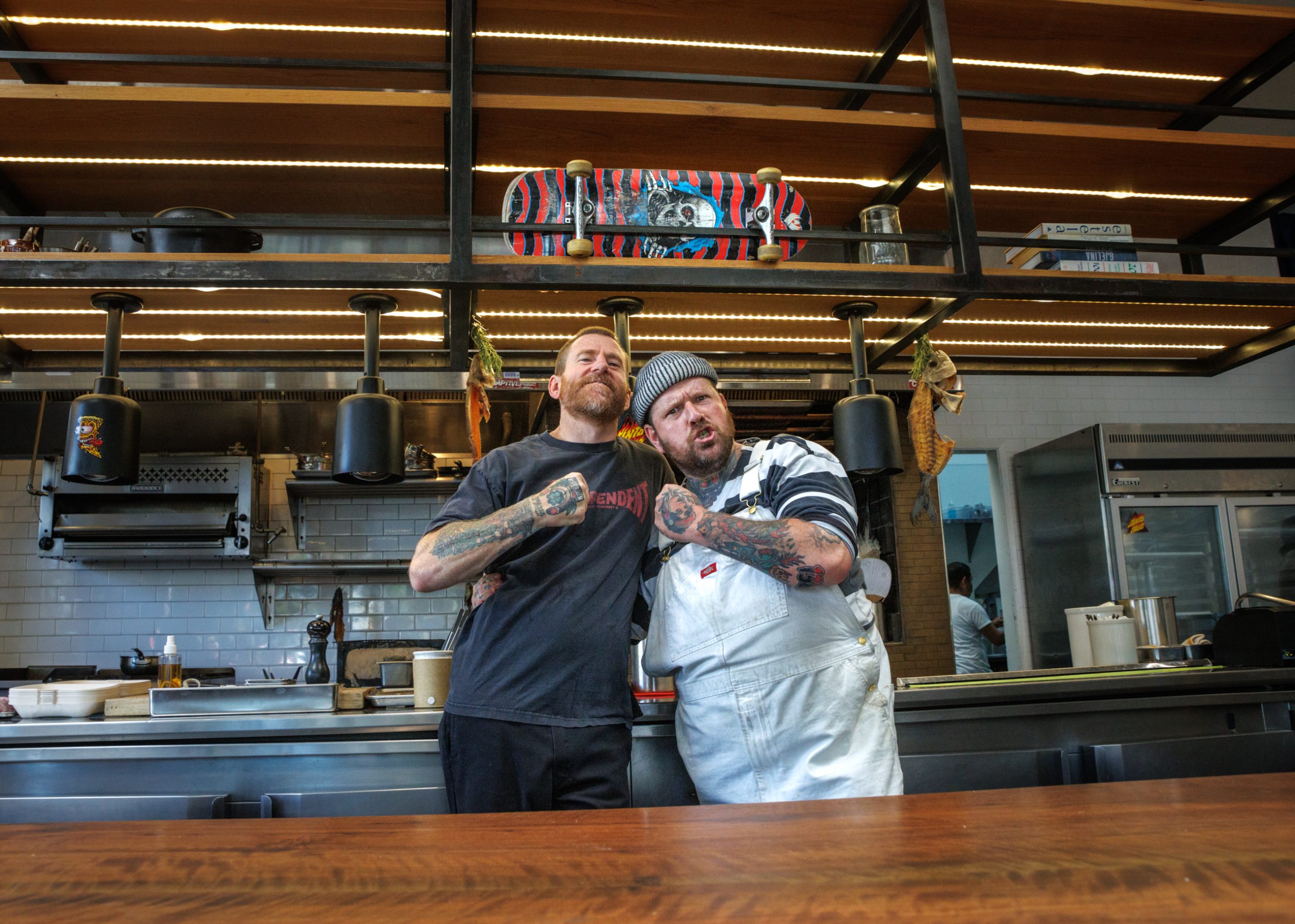 Chefs bring punk rock, wood-fired dishes to Death Box in former ...