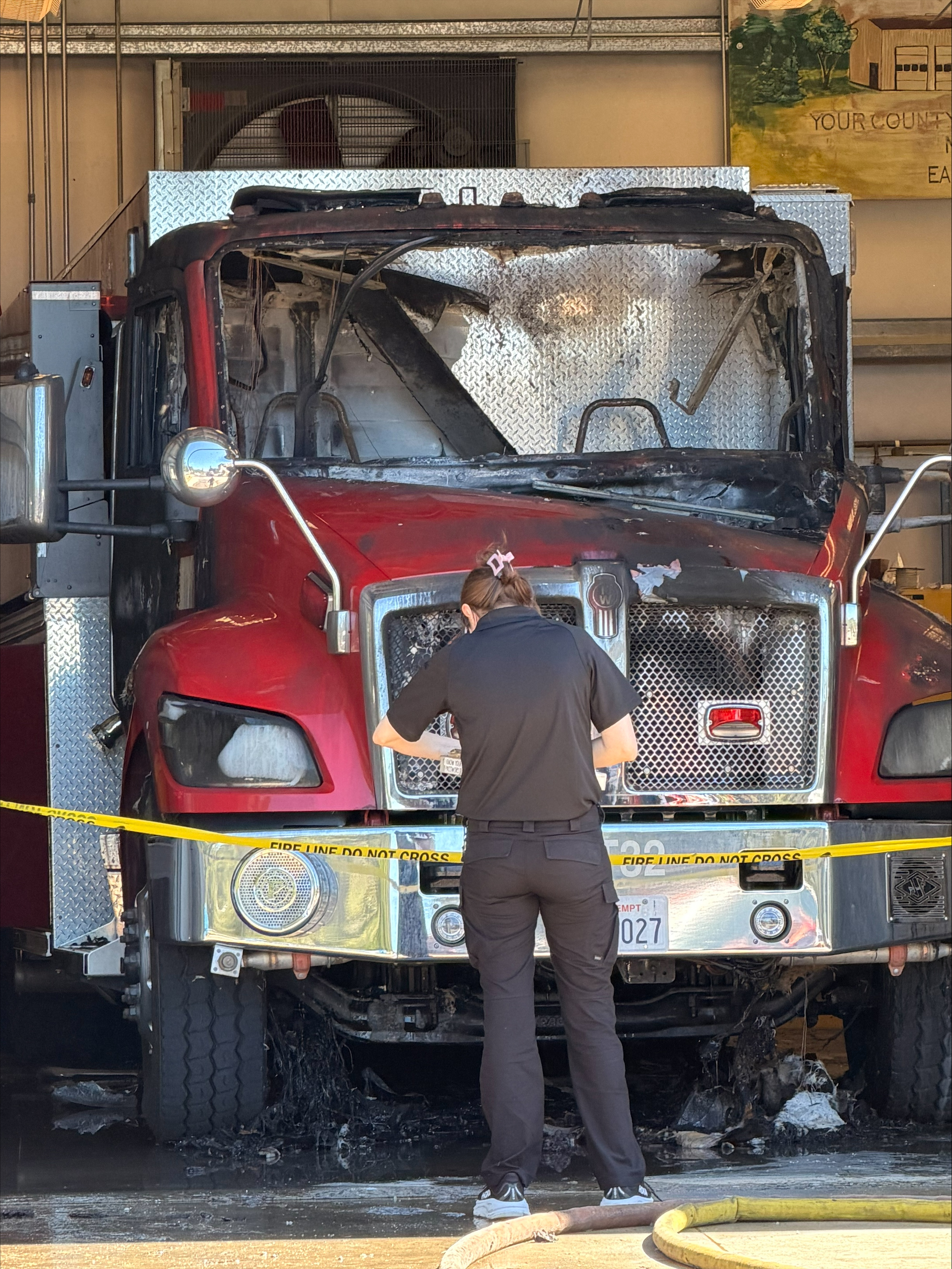 Sheriff’s office investigating fire at Bonny Doon fire station as arson ...