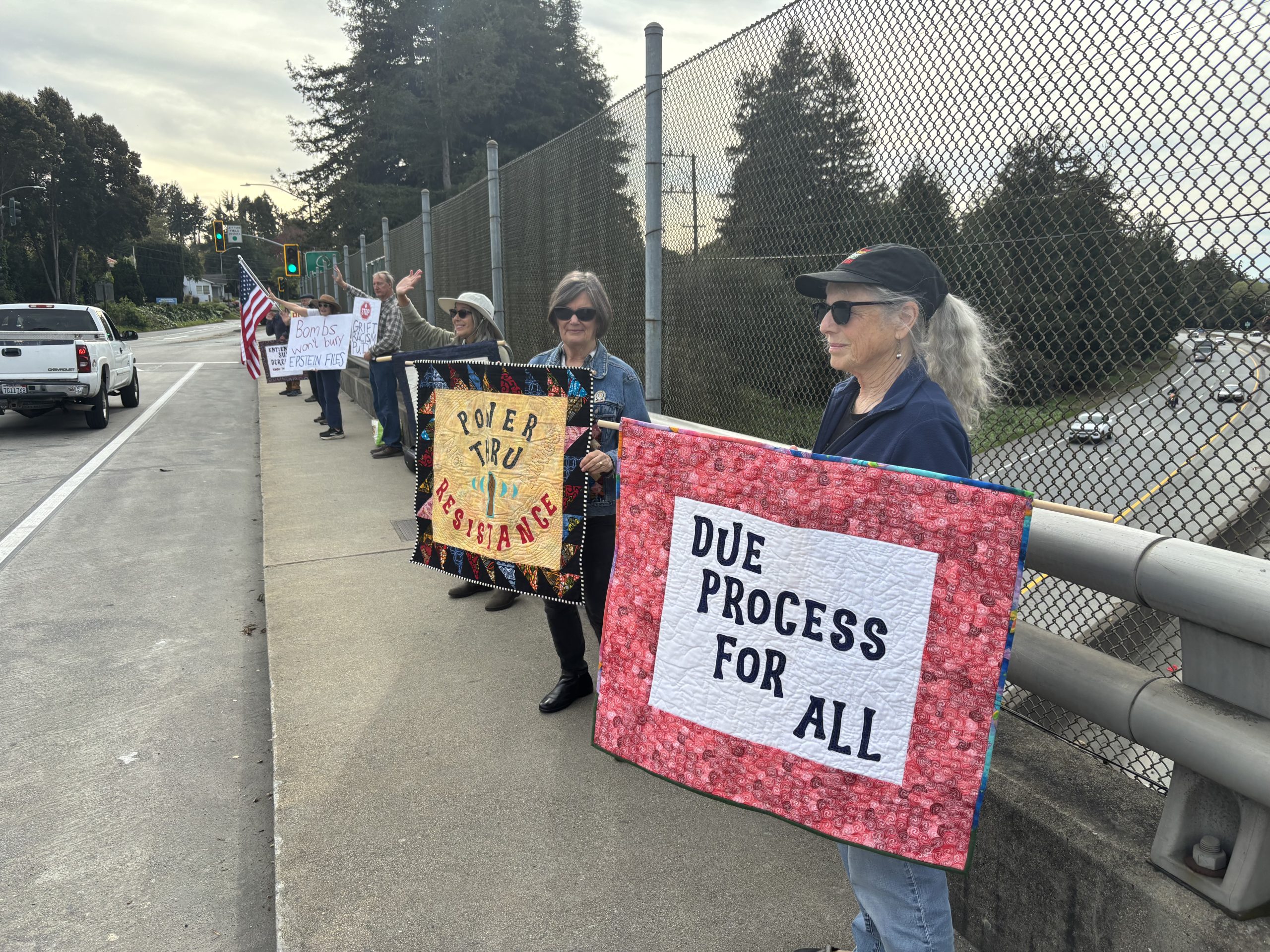 The 'Pop Tarts' sew a new kind of protest across Santa Cruz County ...
